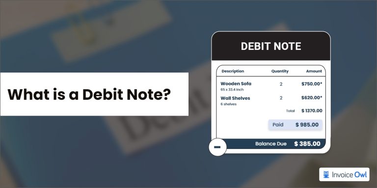 Debit Note - Understand & Differentiate from Credit Note
