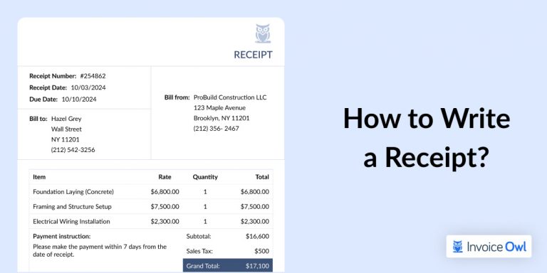 How to Write a Receipt - A Complete Guide for Businesses